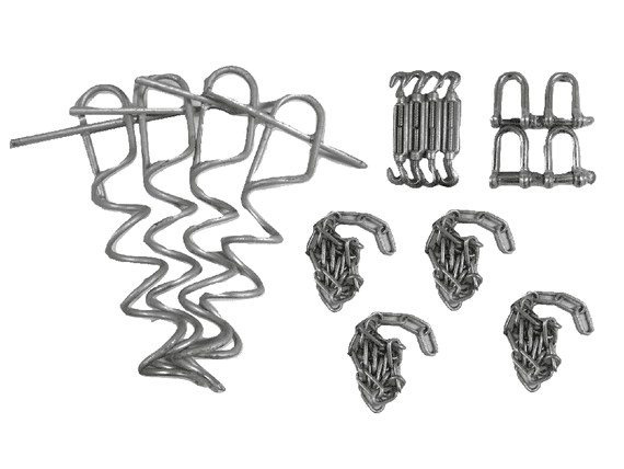 Caravan Screw Picket Chain Down Kit | SecureFix Direct