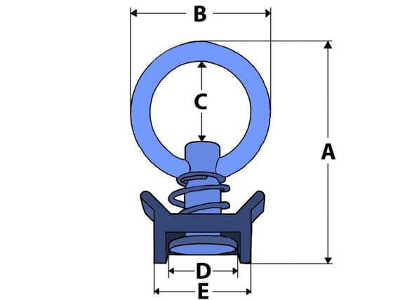 Captive Cargo Load Rings x10 | SecureFix Direct