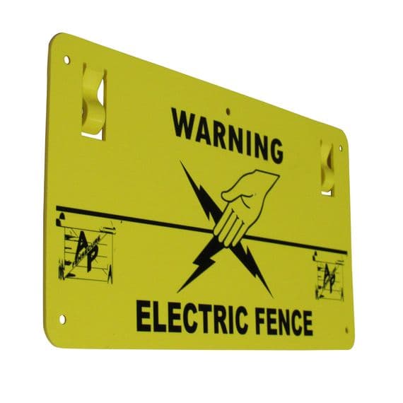 Electric Fence Warning Sign x10 | SecureFix Direct