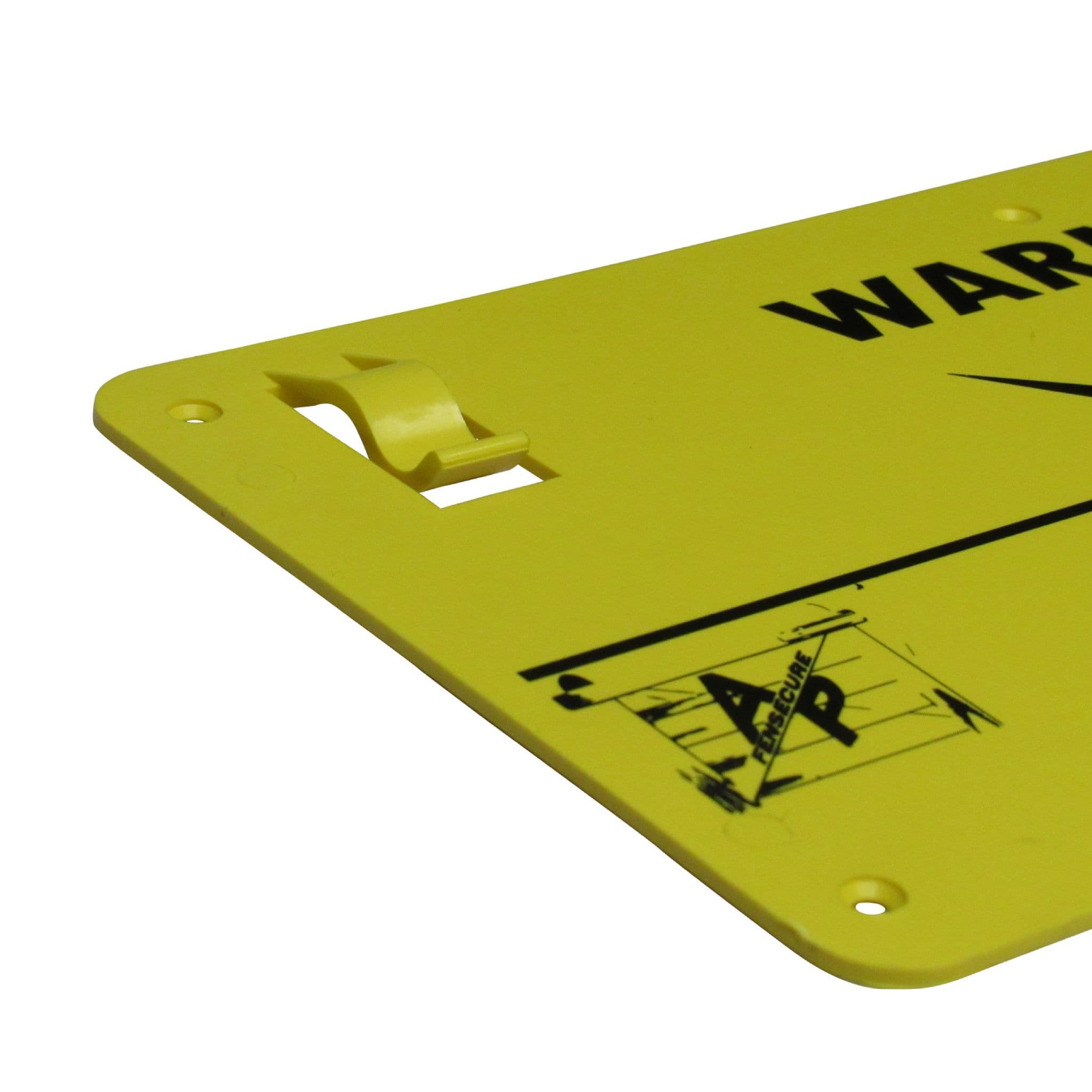 Electric Fence Warning Sign x10 | SecureFix Direct
