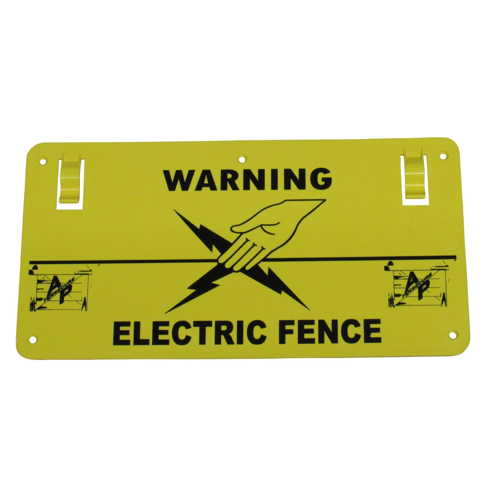 Electric Fence Warning Sign x10 | SecureFix Direct