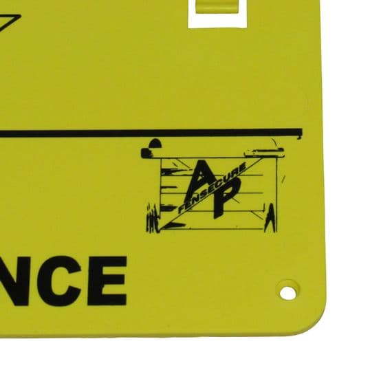 Electric Fence Warning Sign x10 | SecureFix Direct