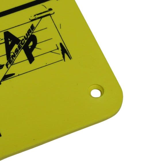 Electric Fence Warning Sign x10 | SecureFix Direct