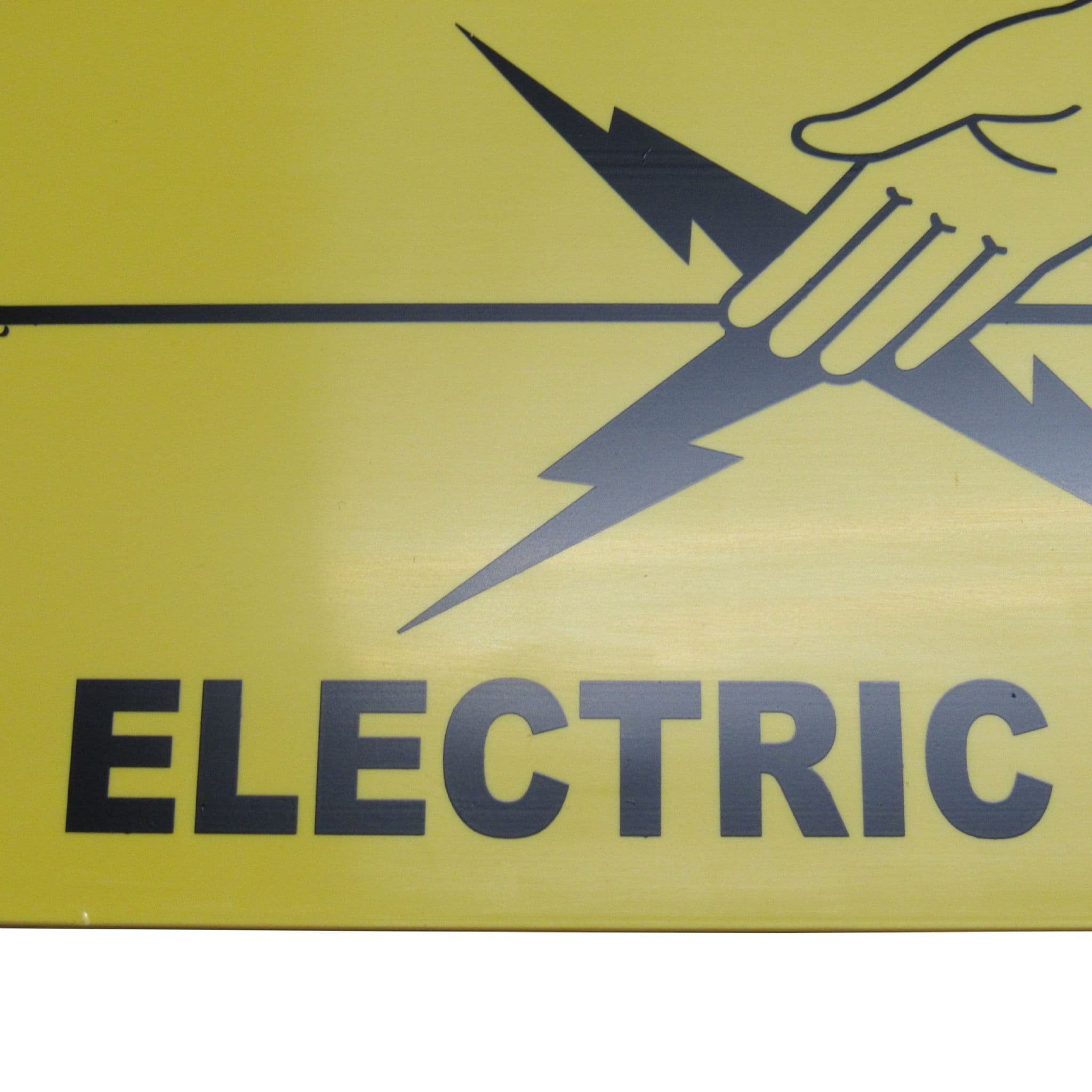 Electric Fence Warning Sign x10 | SecureFix Direct