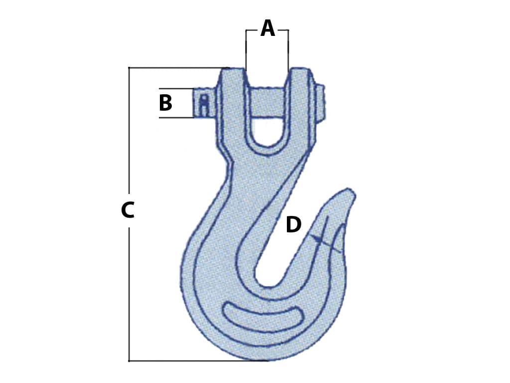 Clevis Grab Hook Stainless Steel 12MM | SecureFix Direct