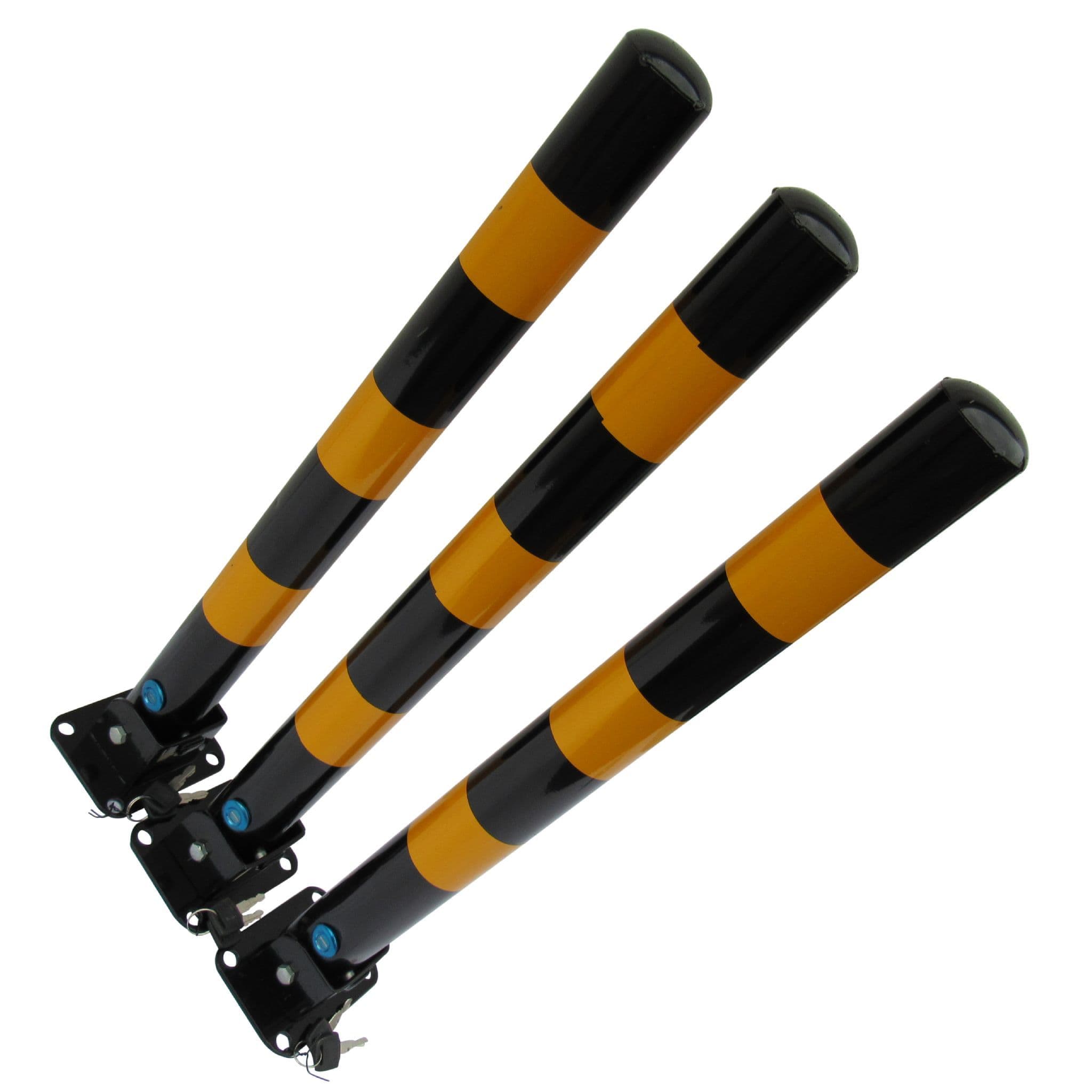 Folding Driveway Security Post X3 | Securefix Direct