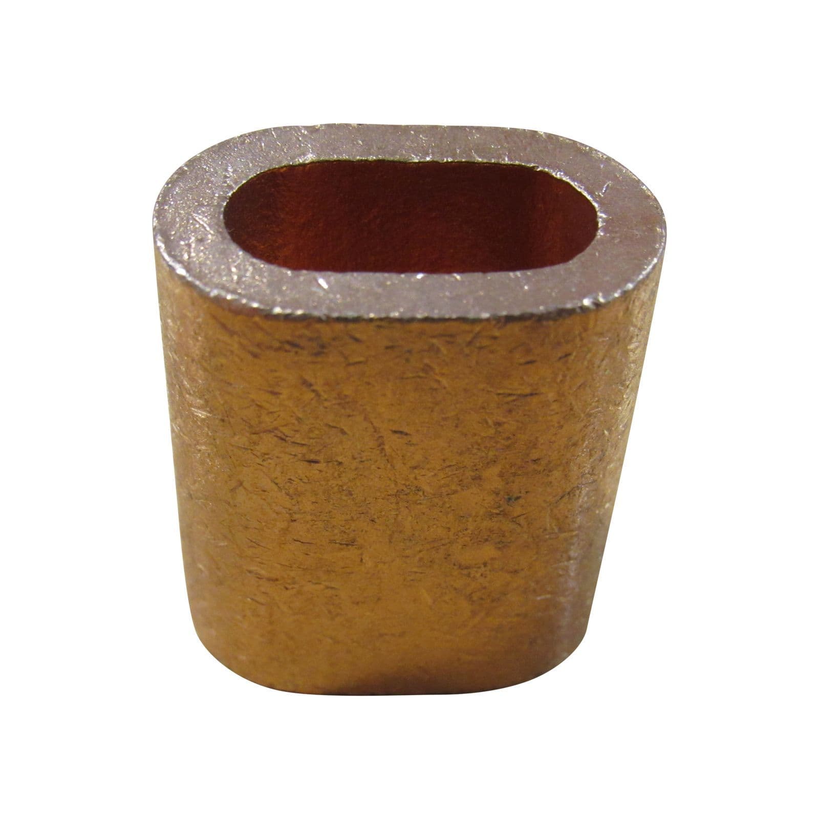 Oval Copper Ferrules 8MM X10 | SecureFix Direct