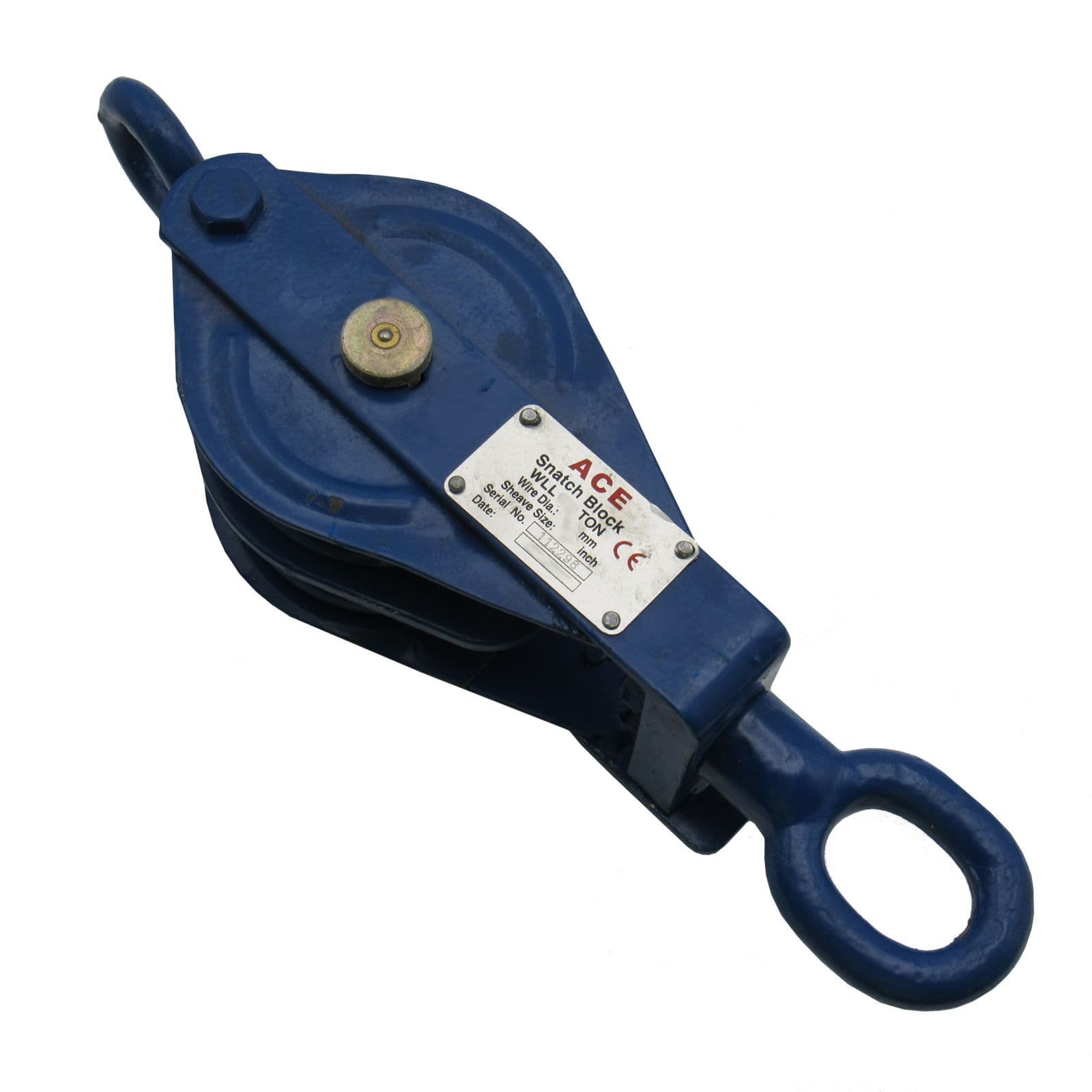 Double Sheave Snatch Block With Swivel Eye 1 5 Ton 125MM - Rope Pulley ...