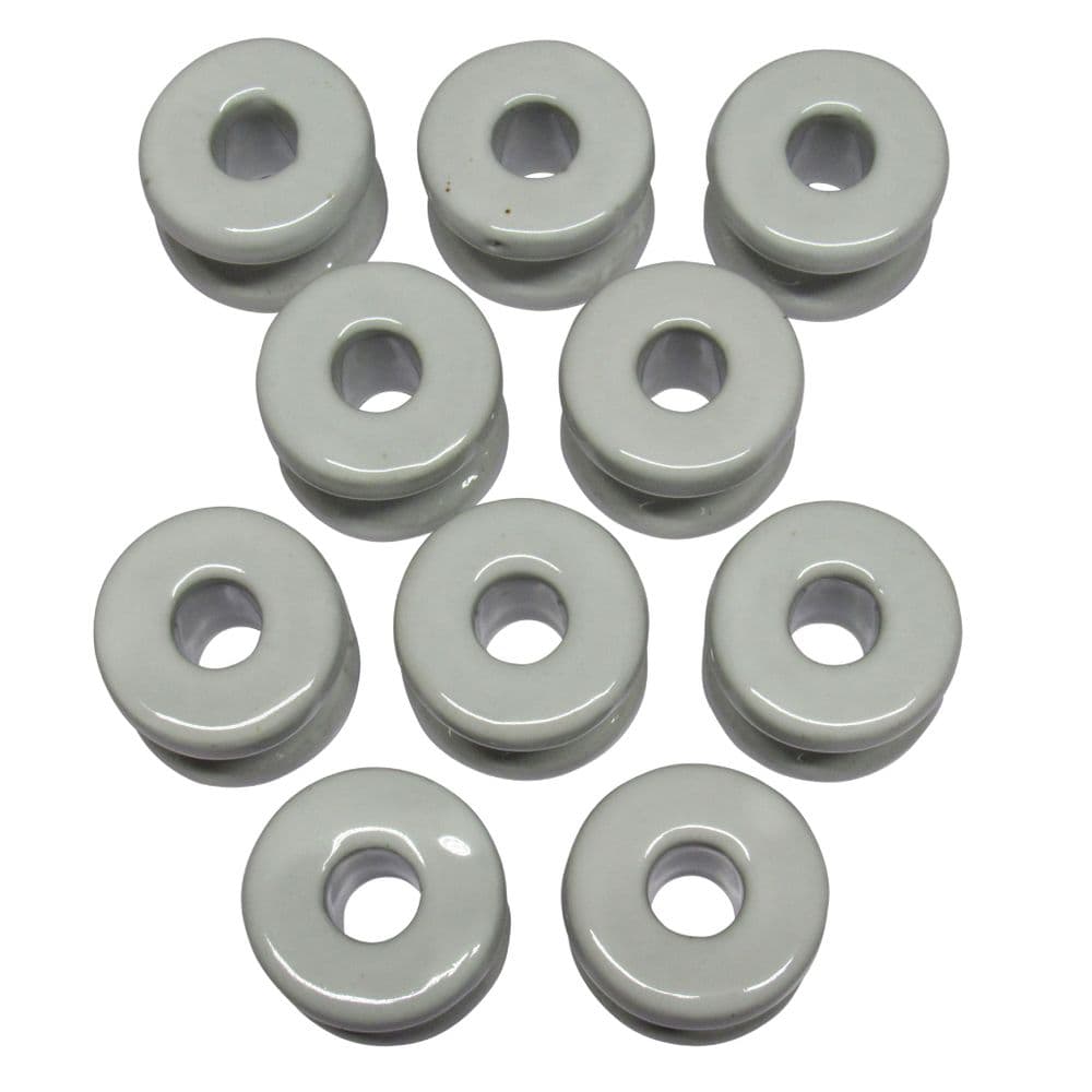 Fencing Porcelain Insulator Rings X10 | SecureFix Direct