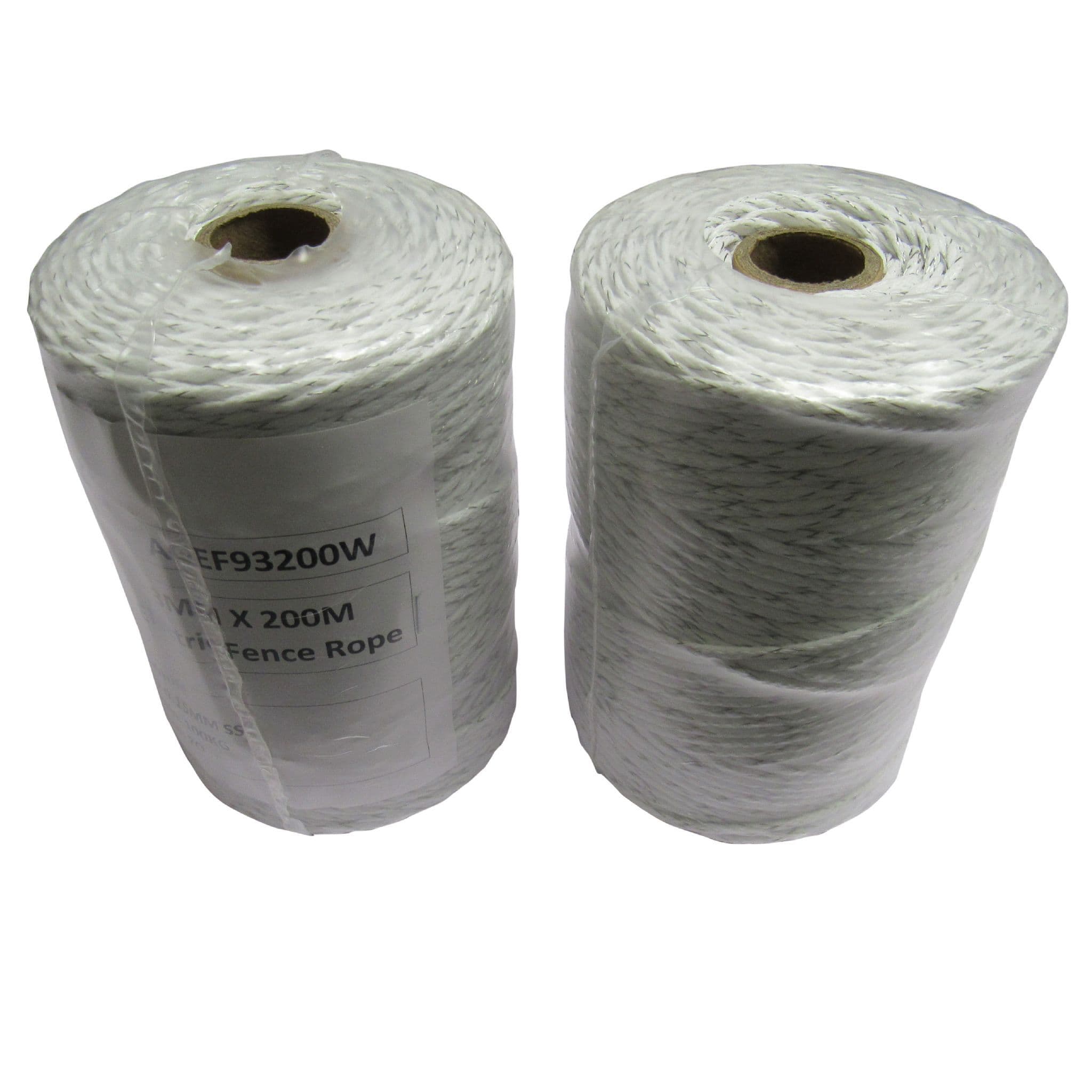 White Electric Fencing Rope 3MM 200M | SecureFix Direct