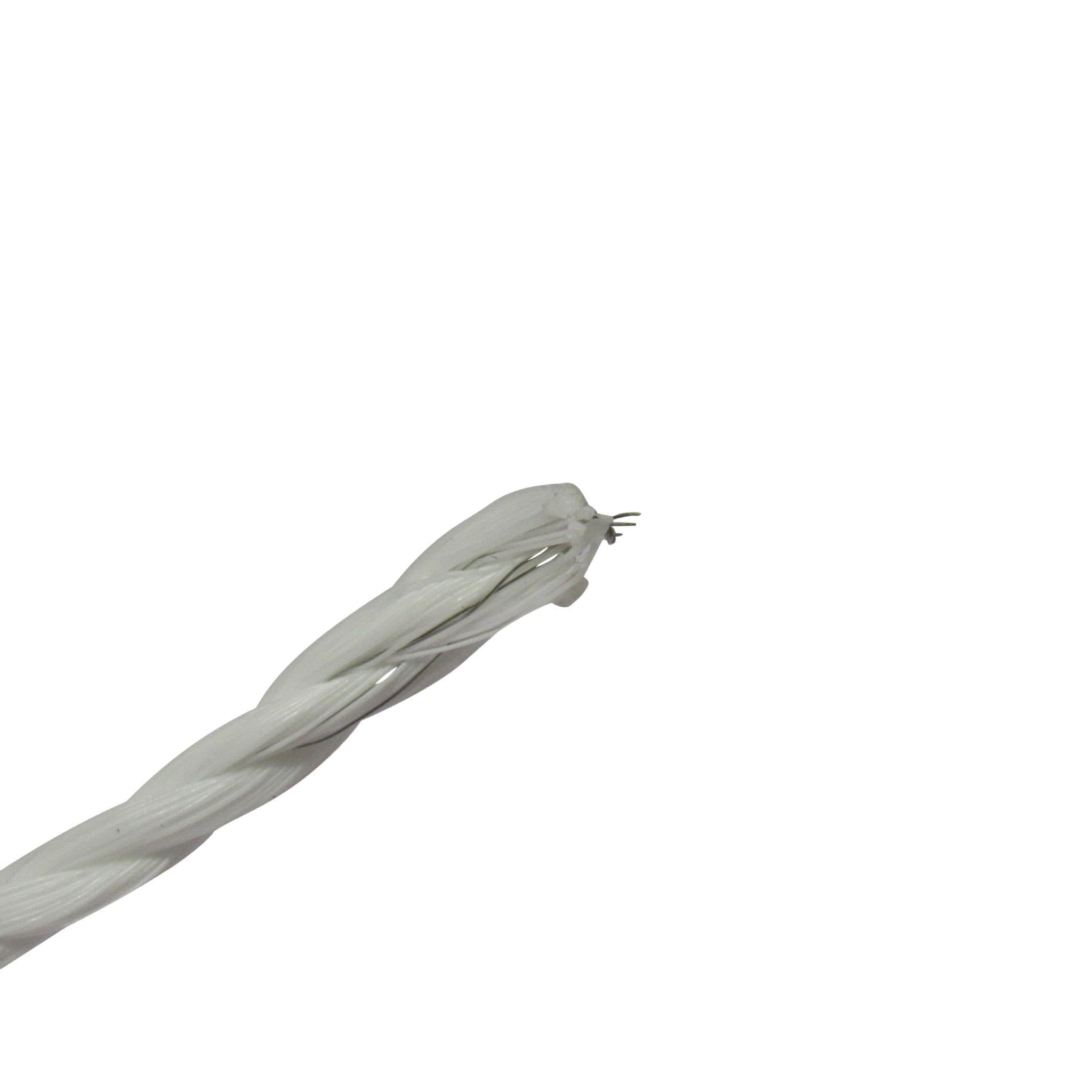 White Electric Fencing Rope 6MM 200M | SecureFix Direct