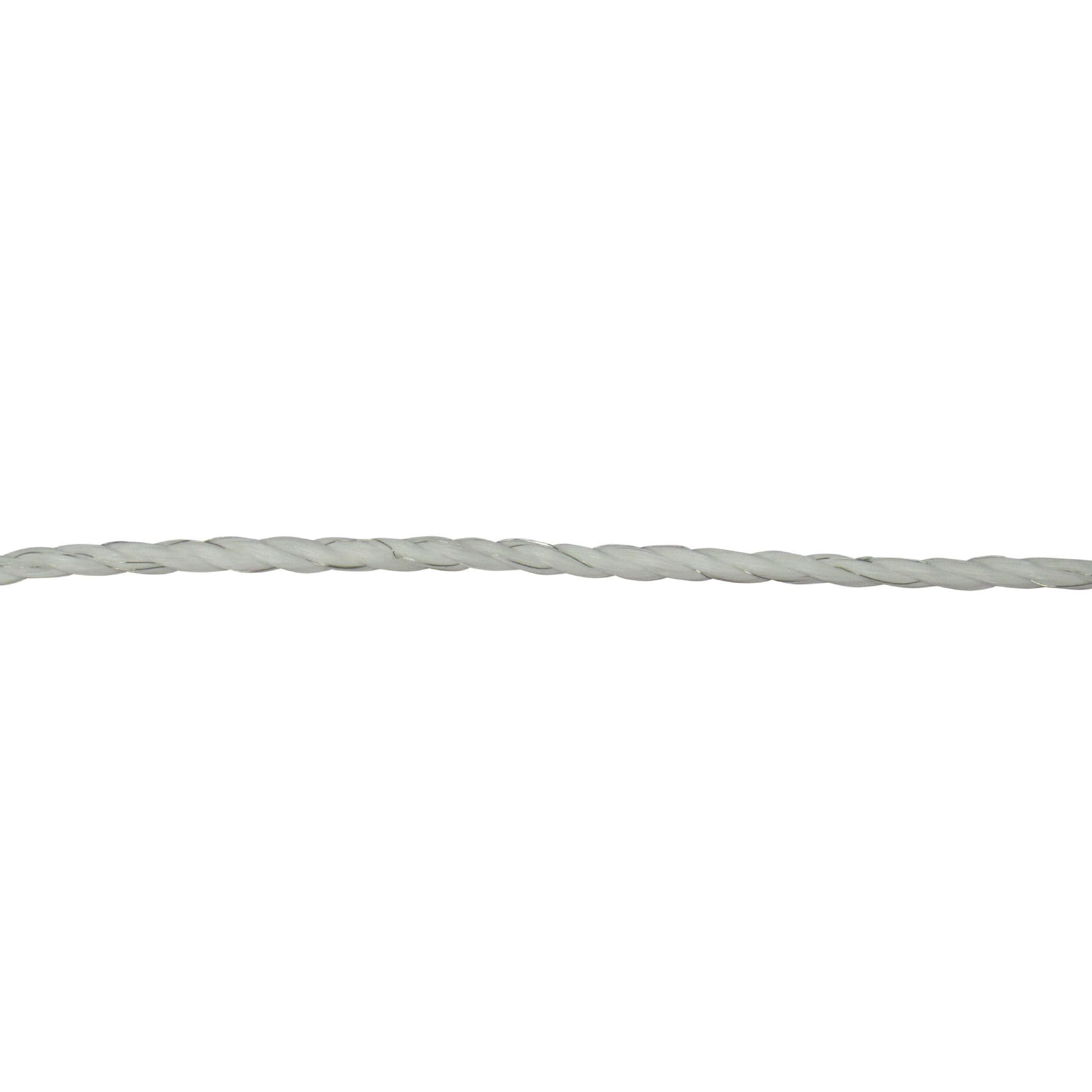 White Electric Fencing Rope 6MM 200M | SecureFix Direct