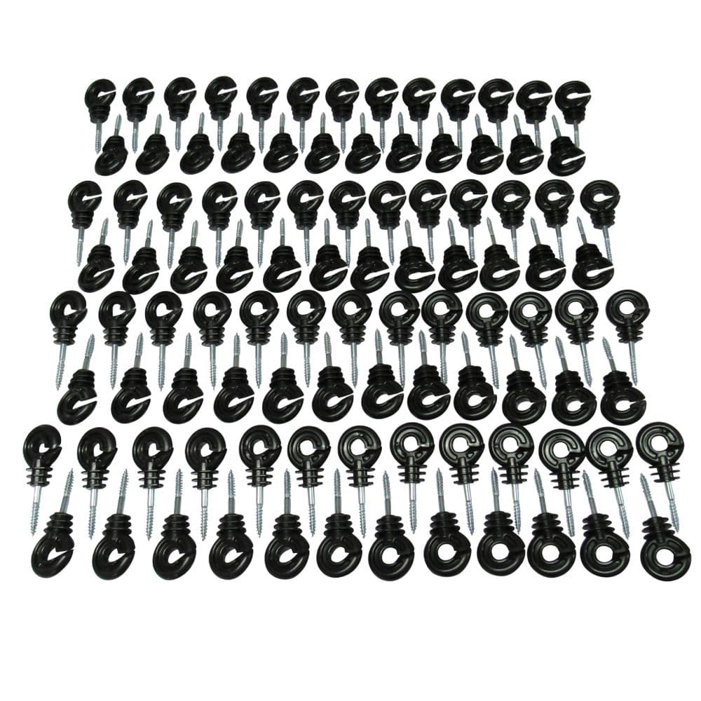 Grooved Electric Fence Insulators x100 | SecureFix Direct