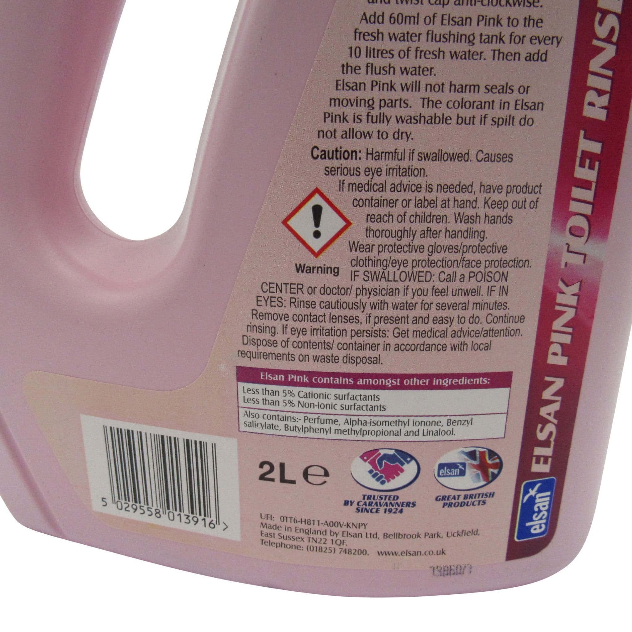 Elsan Toilet Pink Fluid 2L X2 | SecureFix Direct
