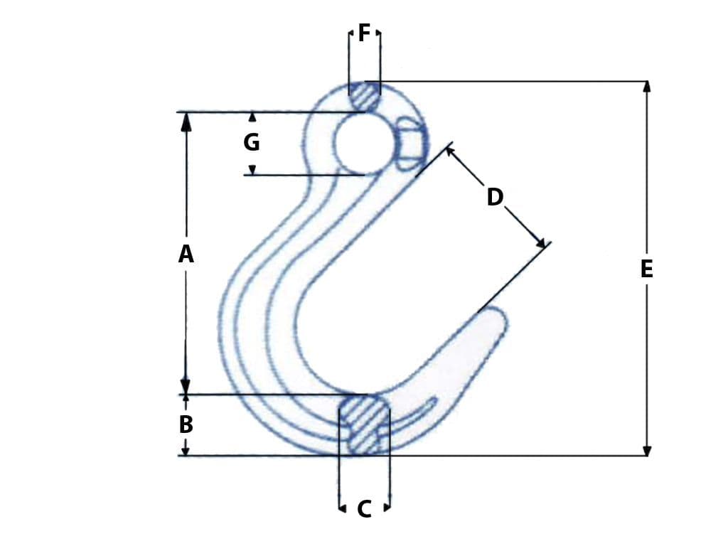 G80 20MM Foundry Hook | SecureFix Direct