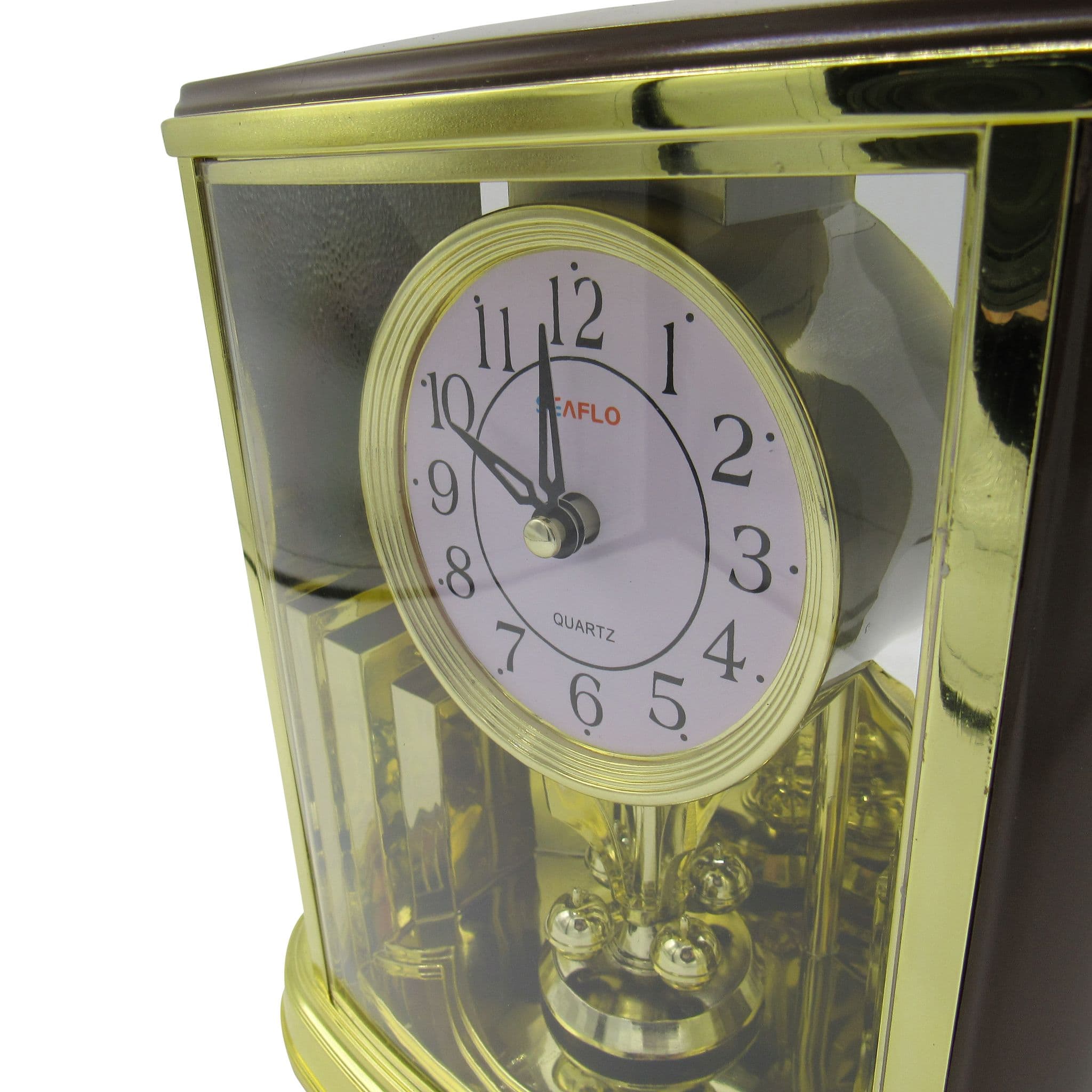 Gold Fireplace Mantel Clock | Securefix Direct
