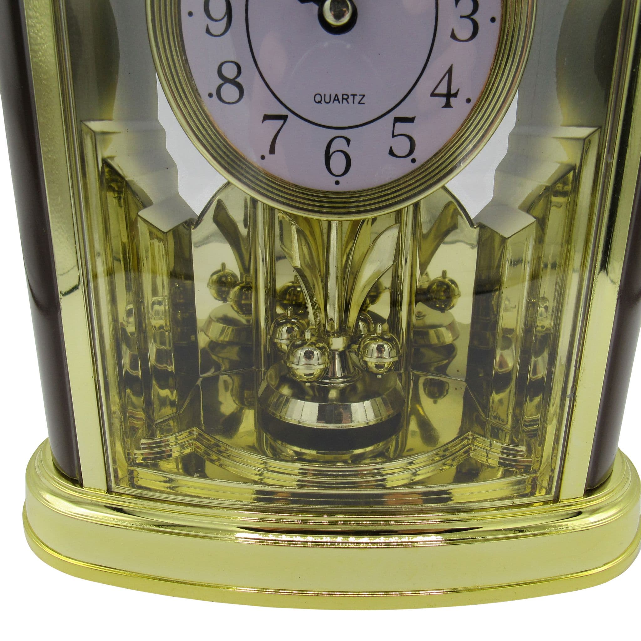 Gold Fireplace Mantel Clock | Securefix Direct