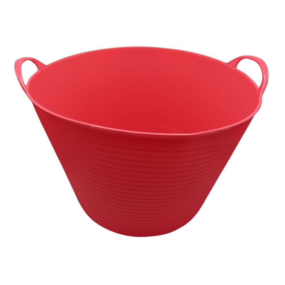 Flexi Storage Tub 40L Large Round Flexible Bucket Toys Builder Laundry ...