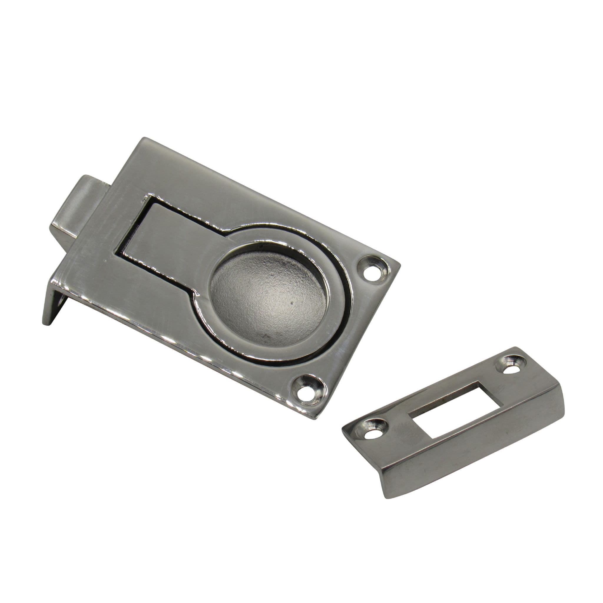 Stainless Steel Lifting Ring with Catch | SecureFix Direct