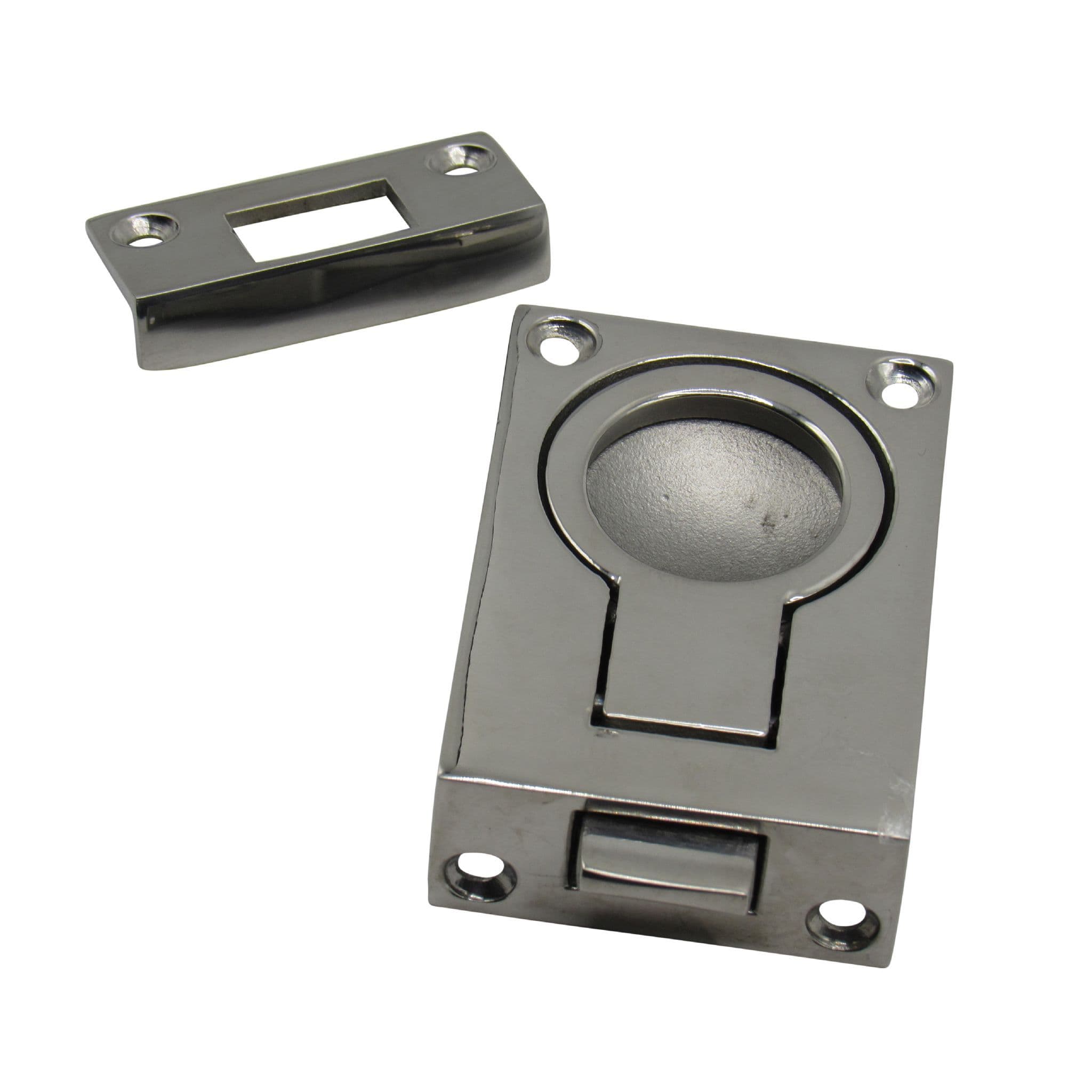 Stainless Steel Lifting Ring with Catch | SecureFix Direct