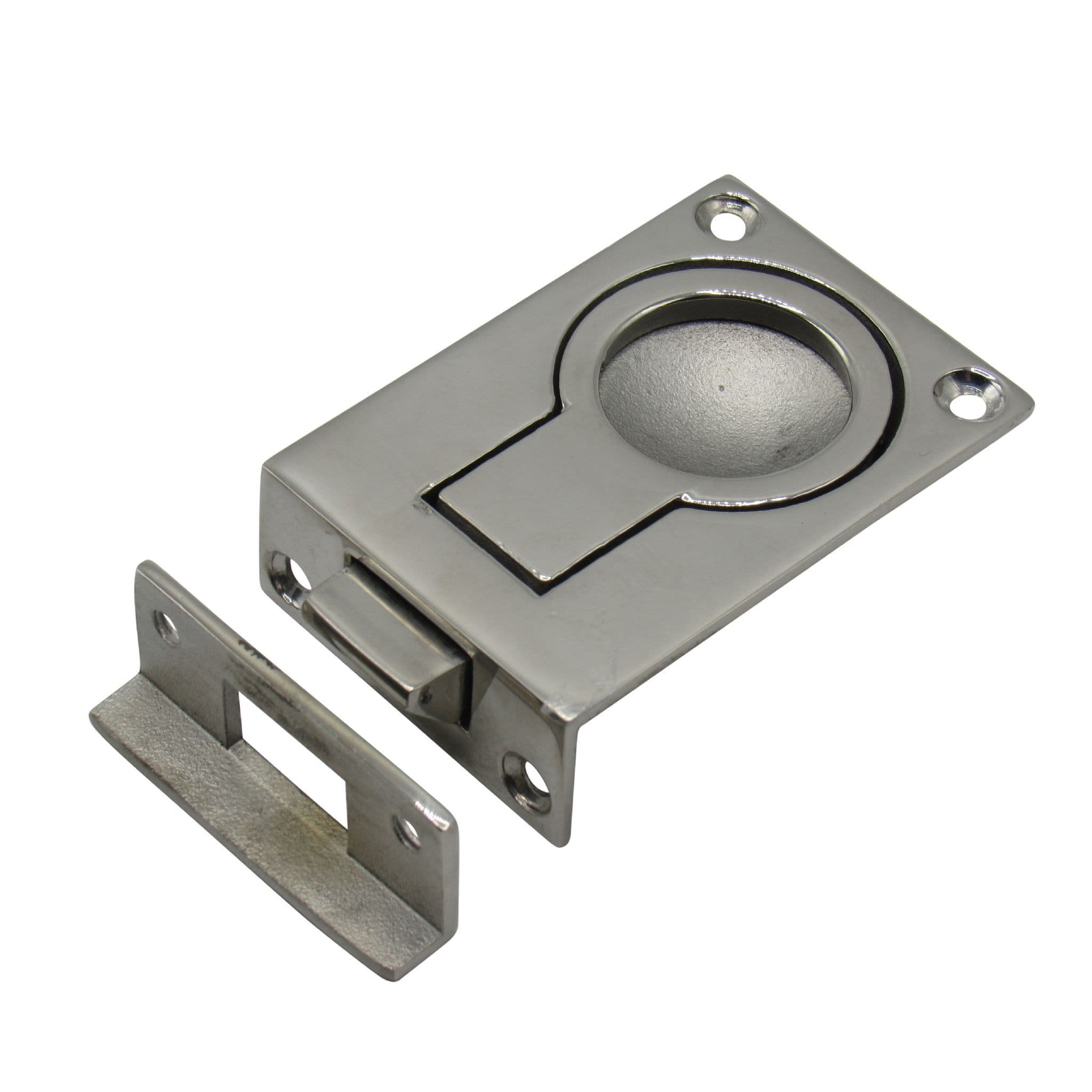 Stainless Steel Lifting Ring with Catch | SecureFix Direct