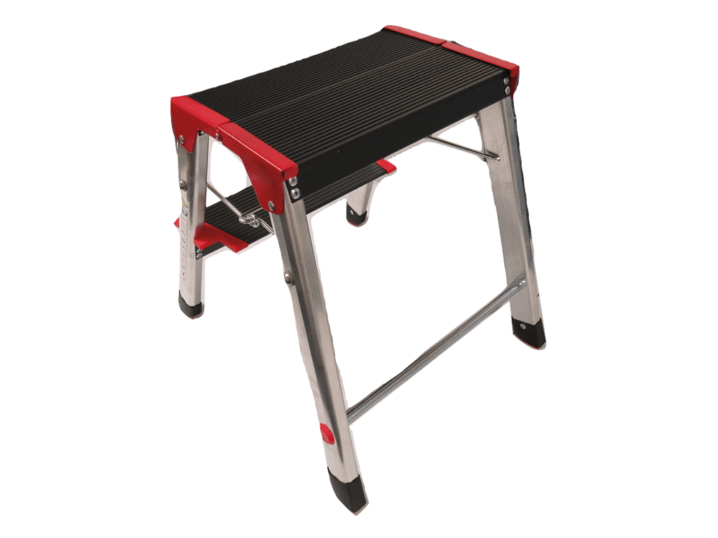 150KG Capacity Aluminium Two Step Stool | SecureFix Direct
