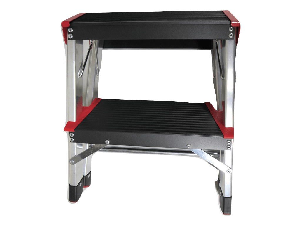 150KG Capacity Aluminium Two Step Stool | SecureFix Direct