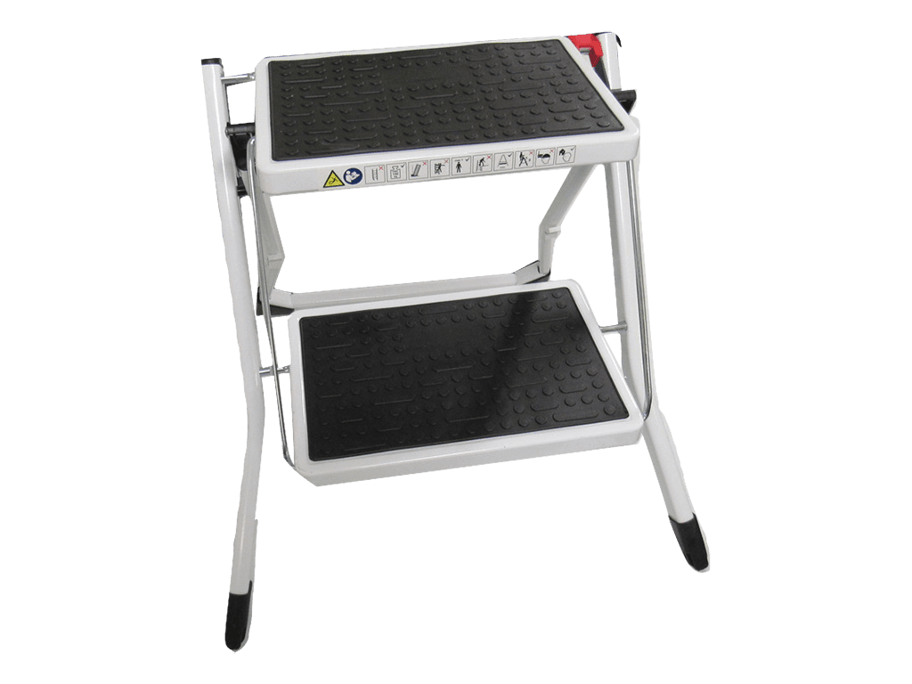 Steel Folding Double Anti Slip Step | SecureFix Direct