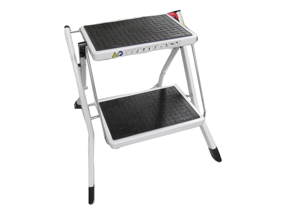 Steel Folding Double Anti Slip Step | SecureFix Direct
