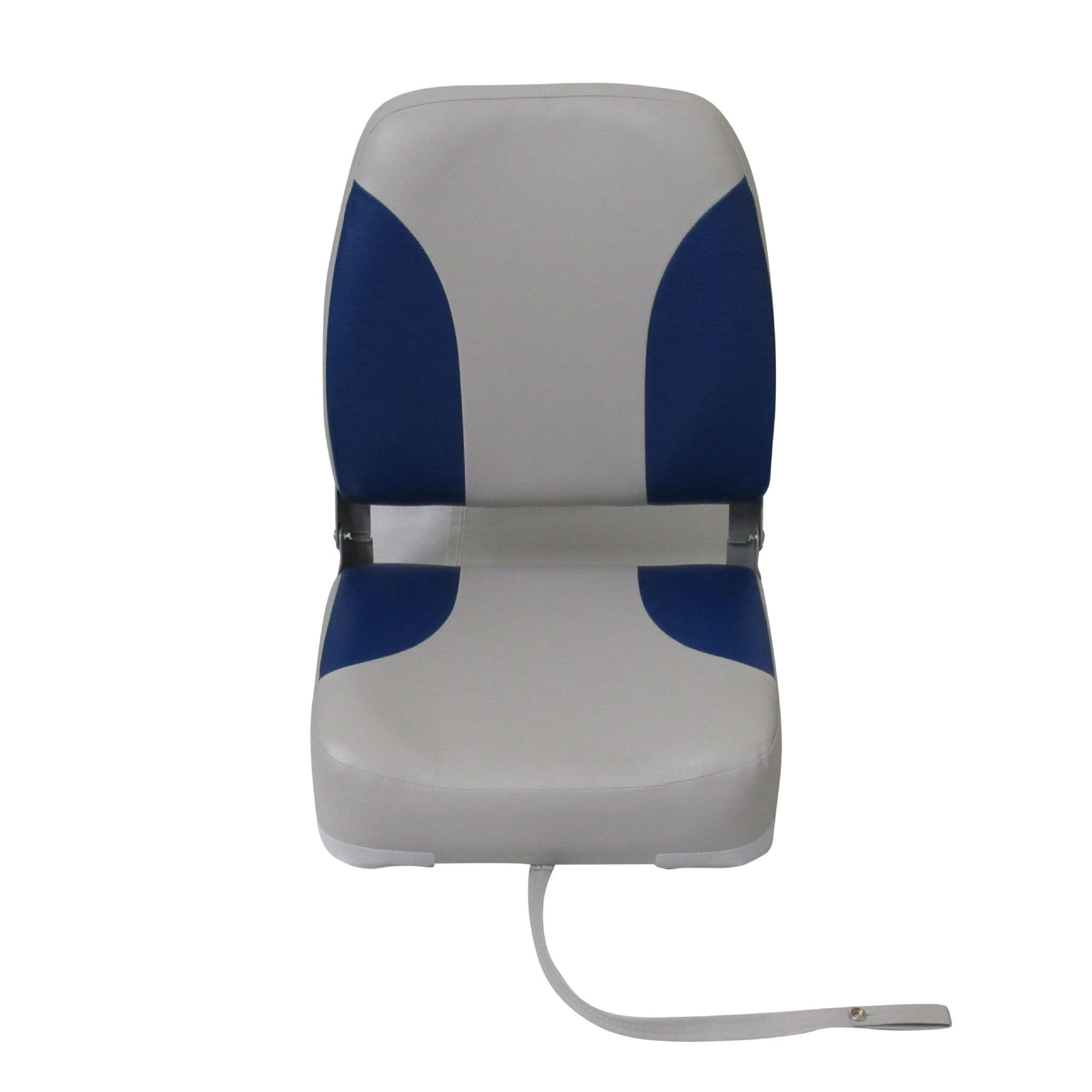 Folding Deluxe Grey Blue Boat Seat| SecureFix Direct