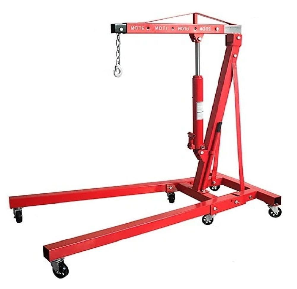 Folding Hydraulic Engine Hoist 1T | SecureFix Direct