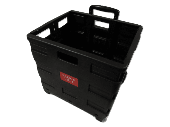 Folding Pack & Roll Shopping Cart & Lid | SecureFix Direct