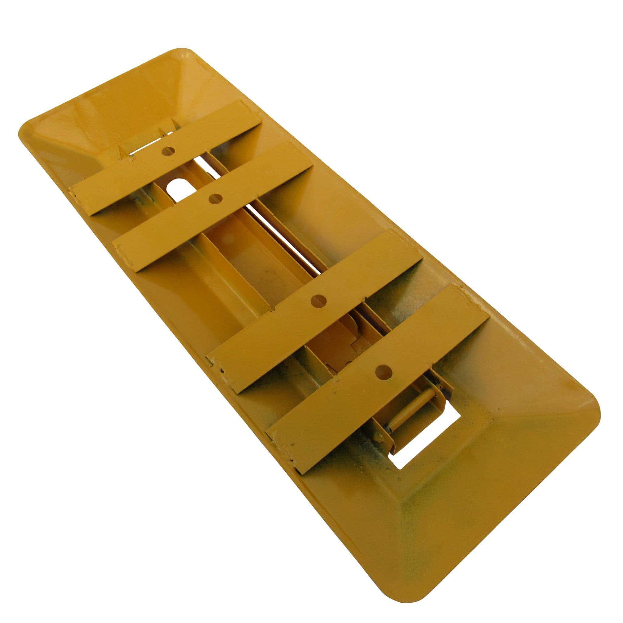 Folding Parking Barrier Lockable Triangle Post Driveway Steel Drop Down