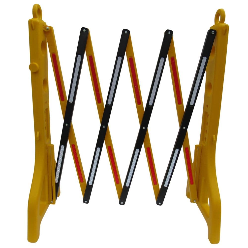 Folding Plastic Barrier 2.3m | SecureFix Direct