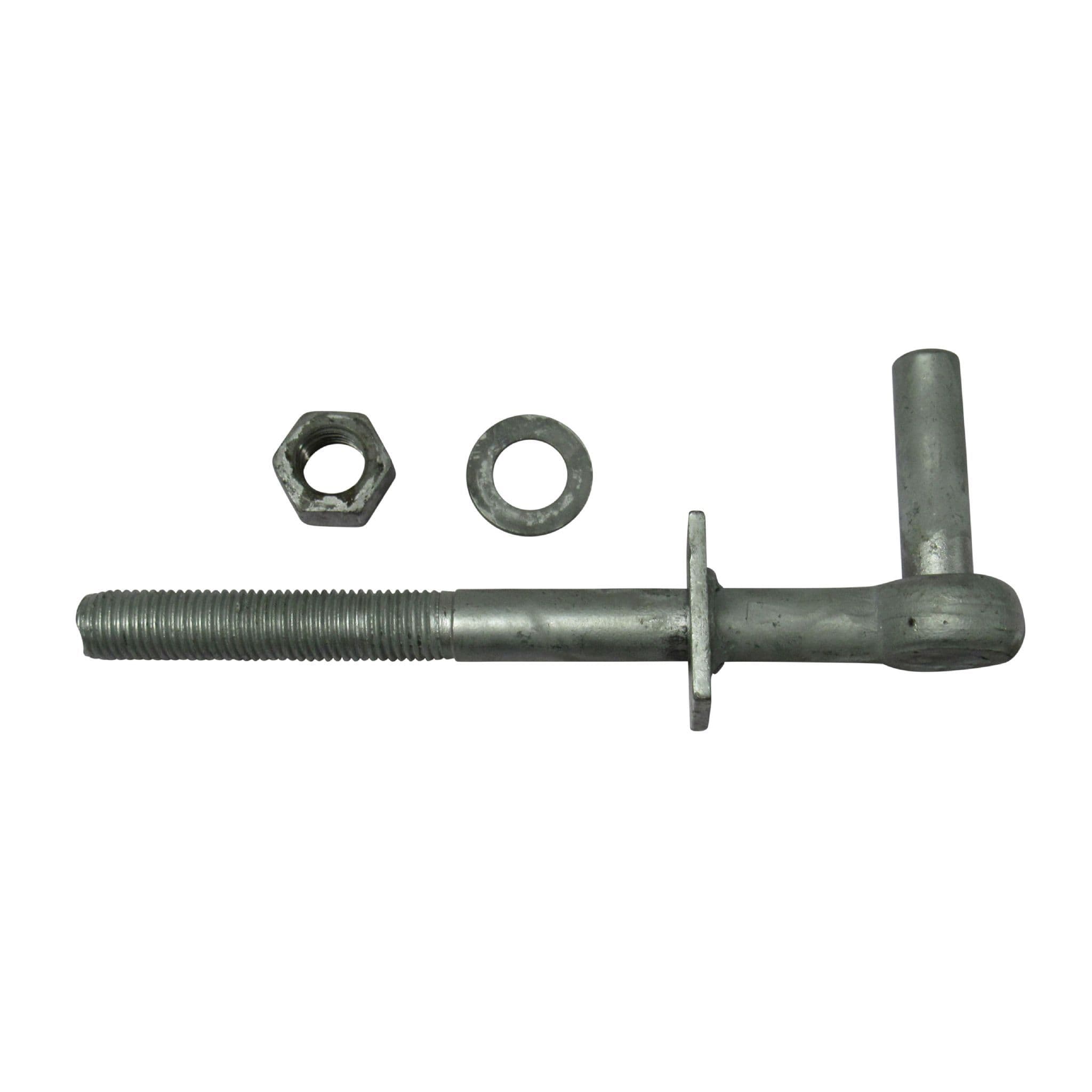 Galvanised Gate Hook to Bolts 8"-18" | SecureFix Direct