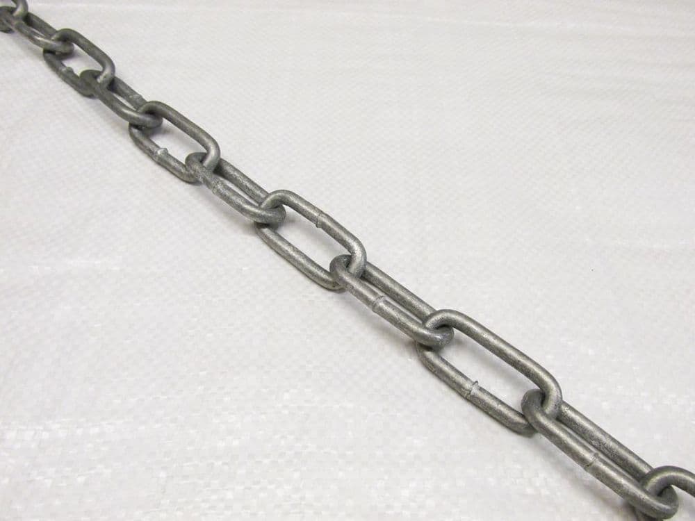 5MM Long Link Galv Chain | SecureFix Direct