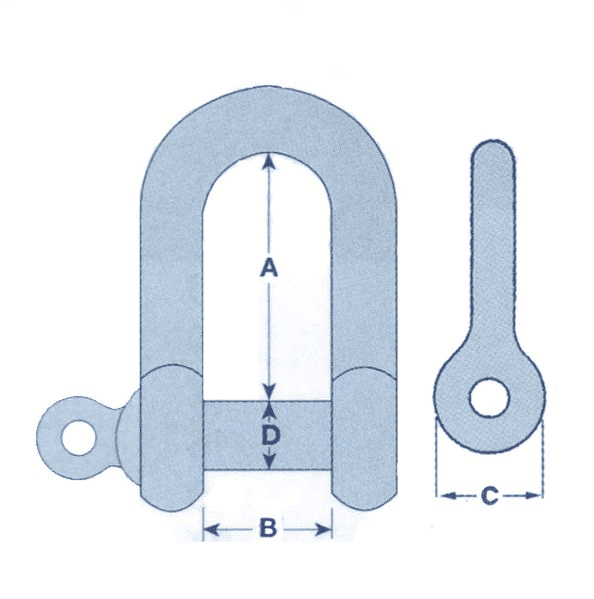 Screw Pin Dee Shackles 3MM - 25MM | SecureFix Direct