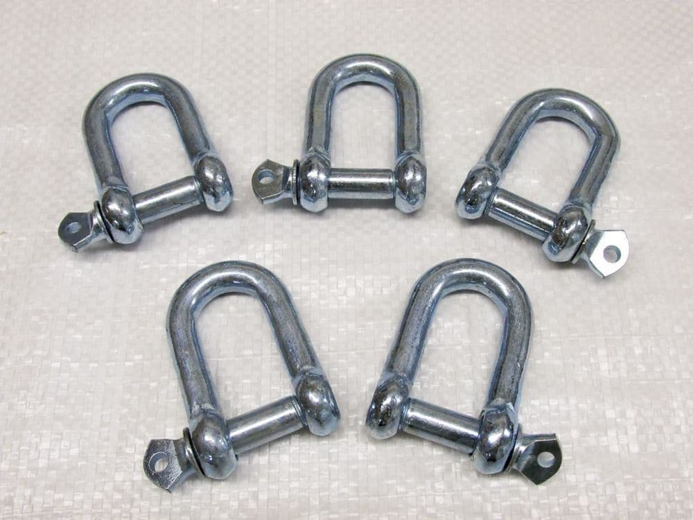 Screw Pin Dee Shackles 3MM - 25MM | SecureFix Direct