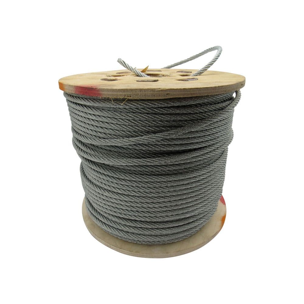 Galvanised Wire Rope 100M 6MM 6x7 | SecureFix Direct