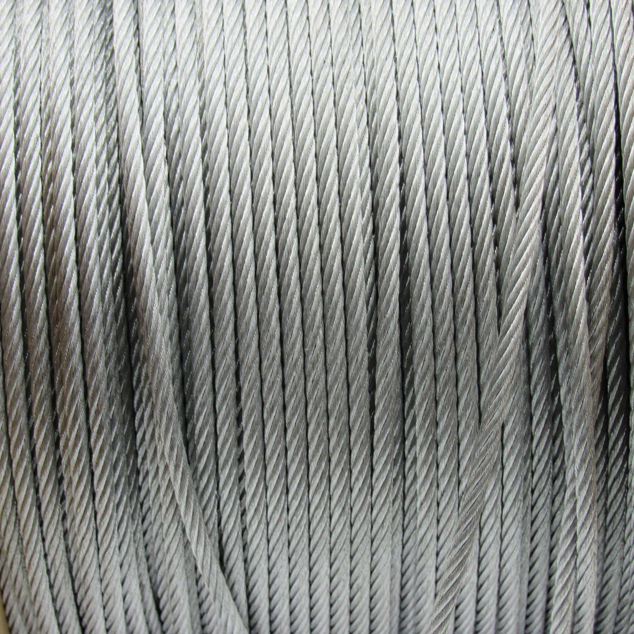 Galvanised Wire Rope 100M 8MM 7x19 | SecureFix Direct