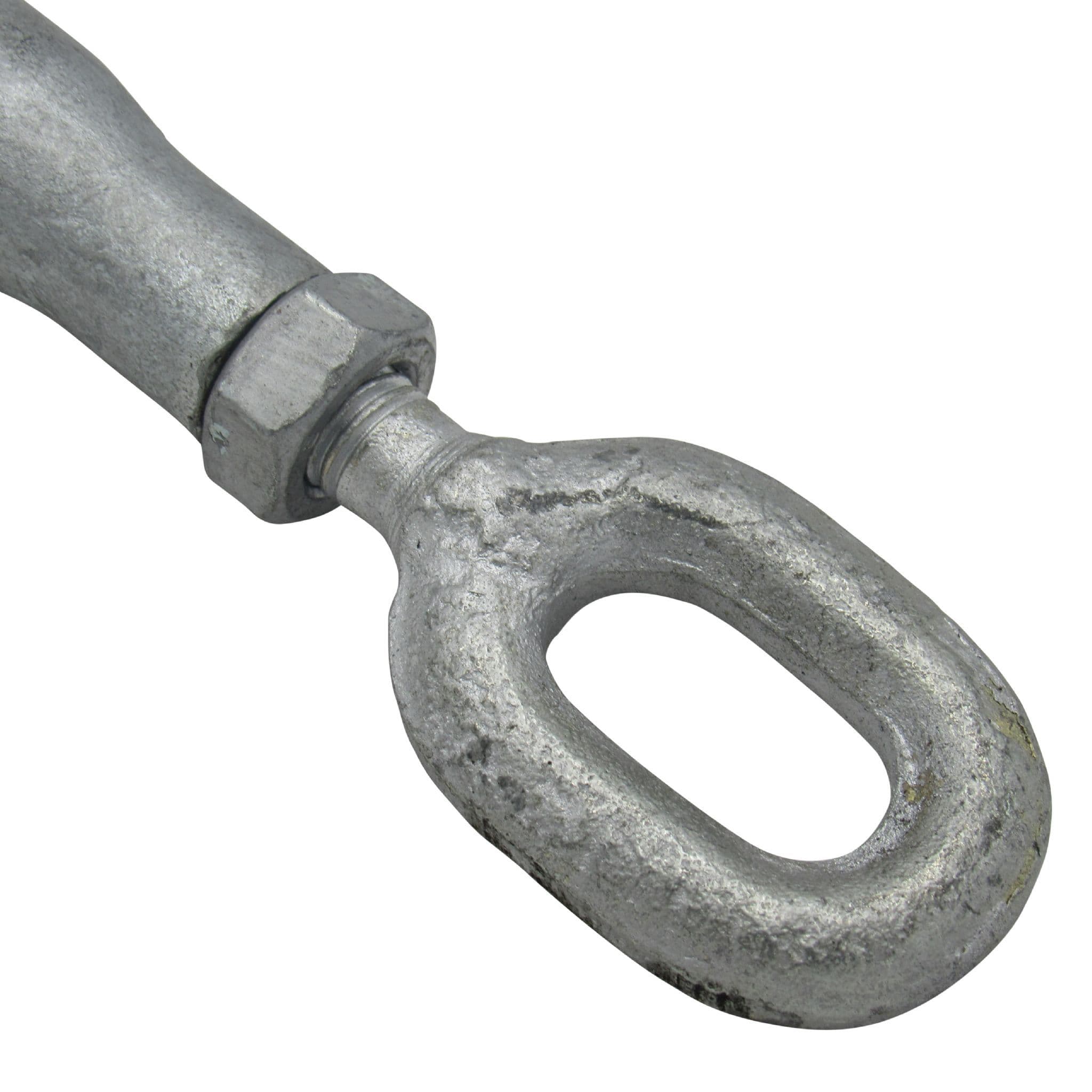 Galvanised Rigging Screw Eye and Jaw | Securefix Direct