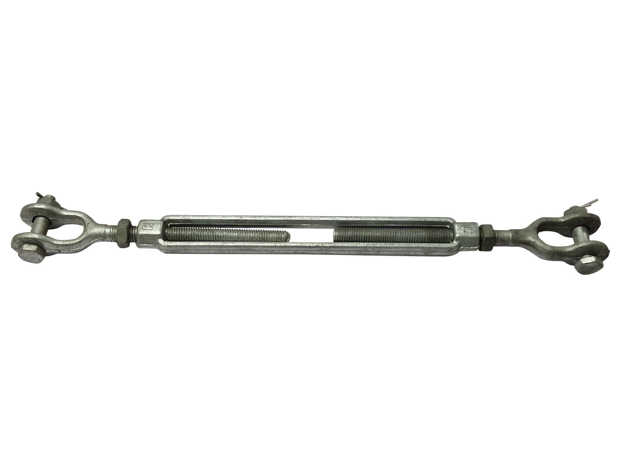 Jaw & Jaw Galvanised Turnbuckle | SecureFix Direct