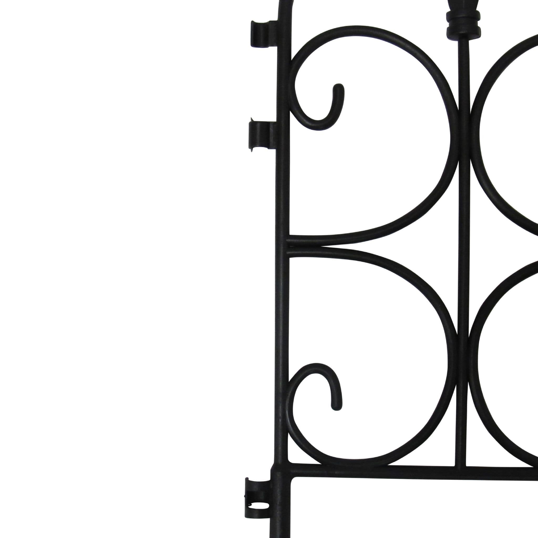 Black Plastic Border Fence | Securefix Direct
