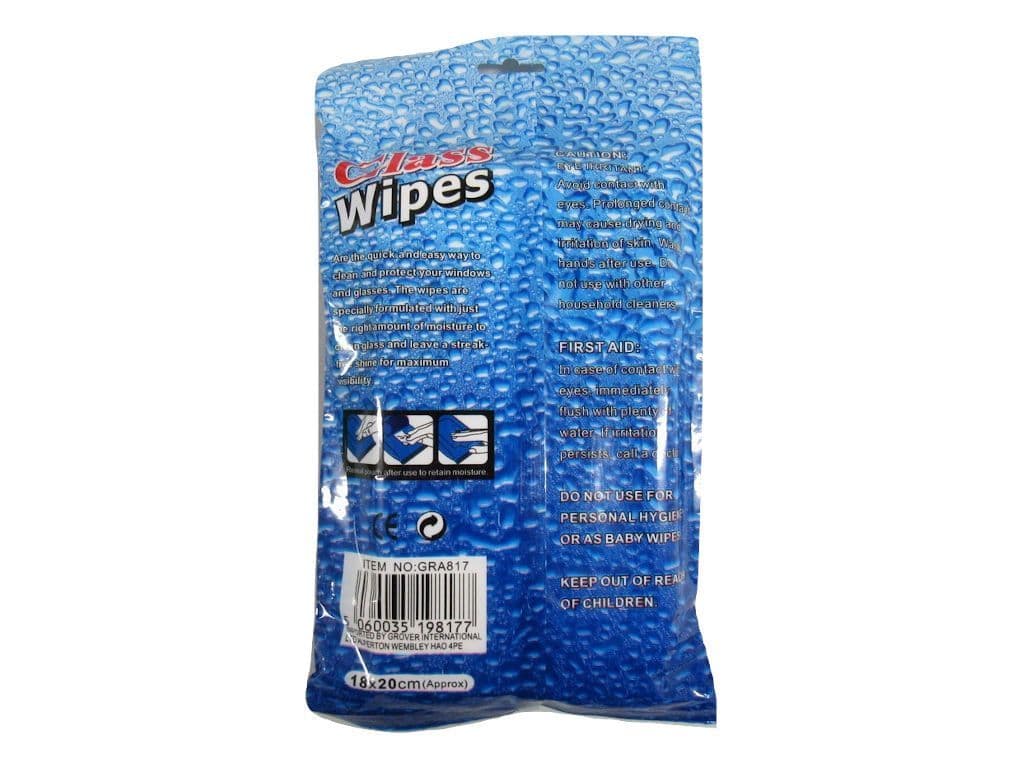 Glass & Window Cleaning Wipes x40 | SecureFix Direct