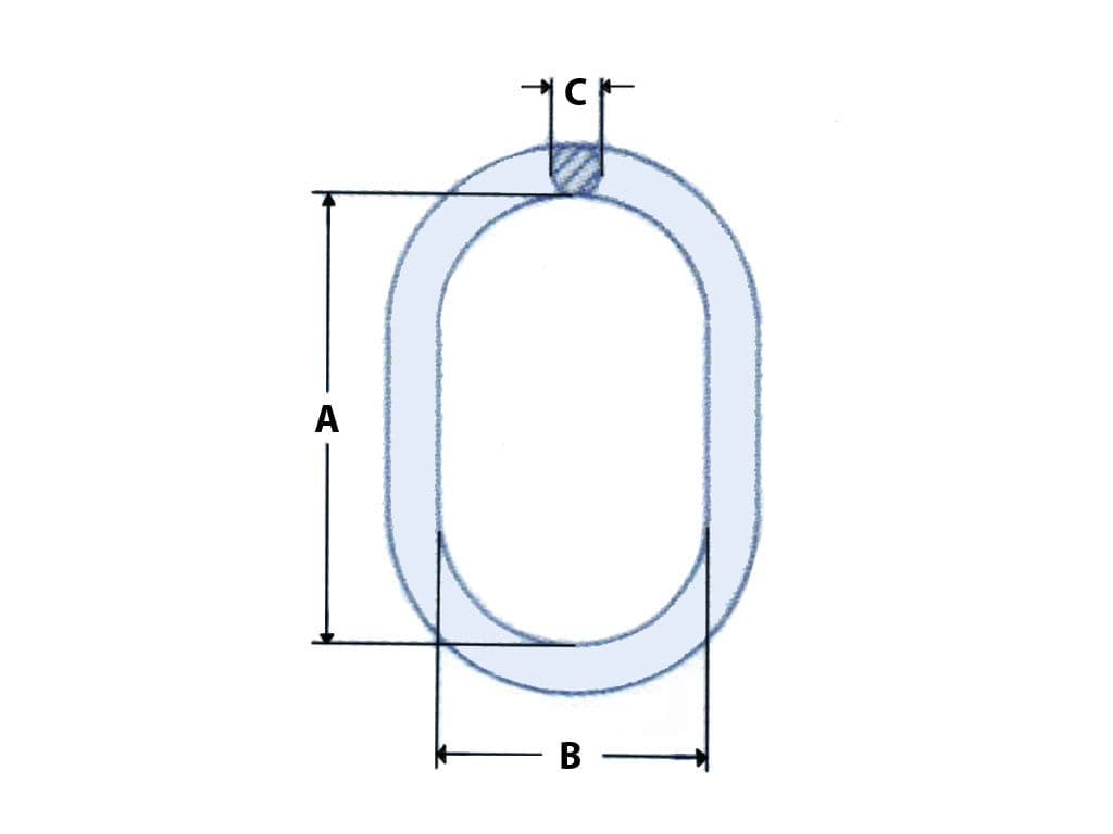 Grade 8 Master Link Ring 32MM Single G80 17 Ton Lifting Chain Slings ...