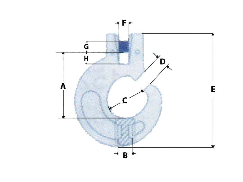 Grade 80 Clevis Forest Hook 10MM | SecureFix Direct