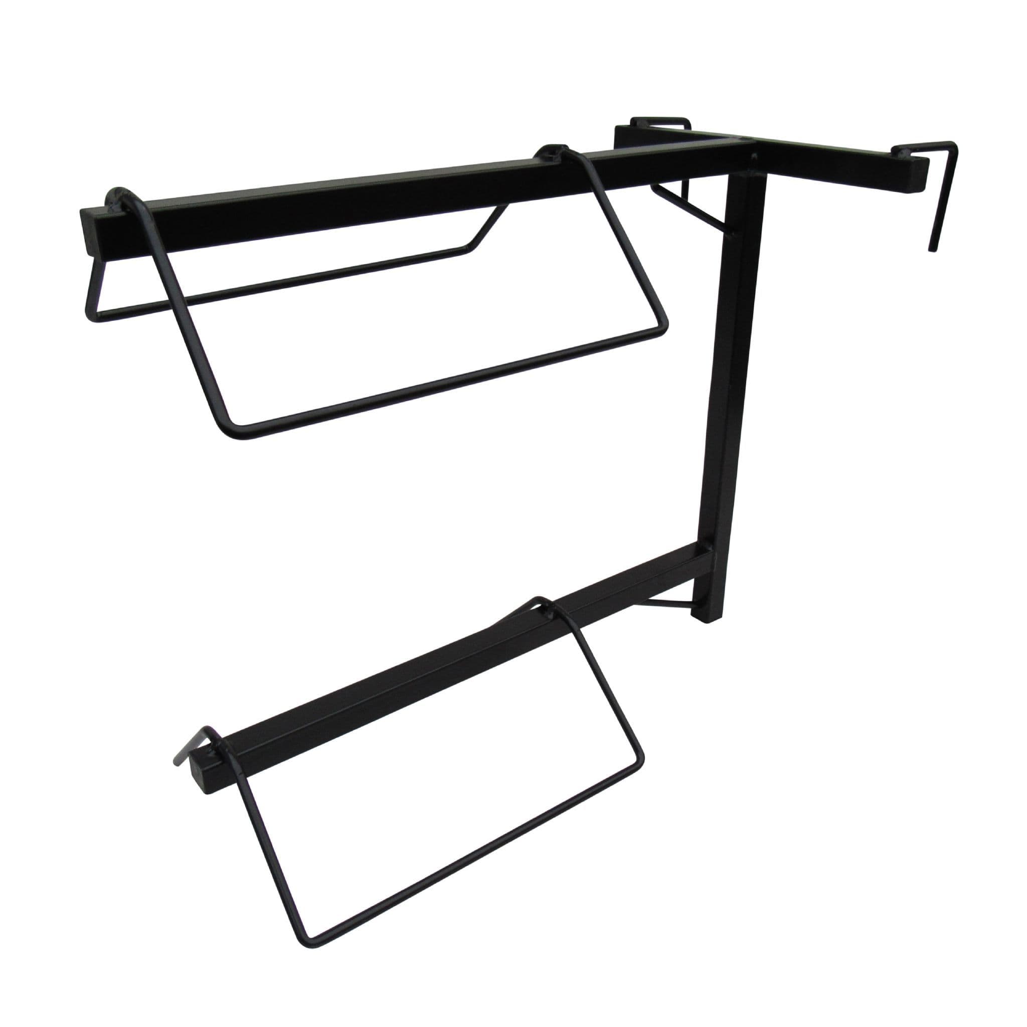Black Double Saddle Rack | Secure Fix Direct