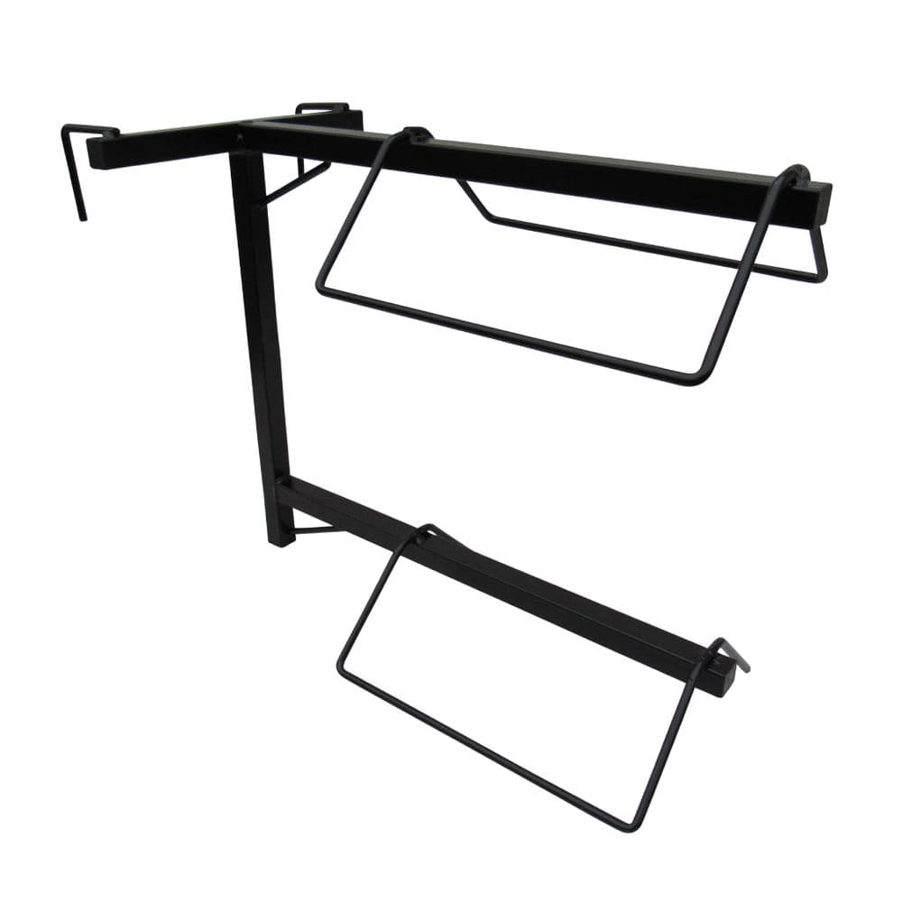 Black Double Saddle Rack | Secure Fix Direct
