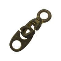 Heavy Brass Inglefield Clip - Flag Line Swivel Sister Brummel Hook
