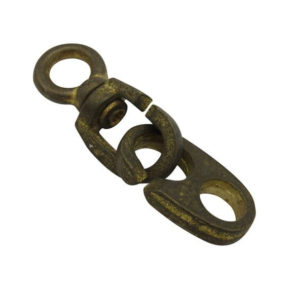 Heavy Brass Inglefield Clip - Flag Line Swivel Sister Brummel Hook